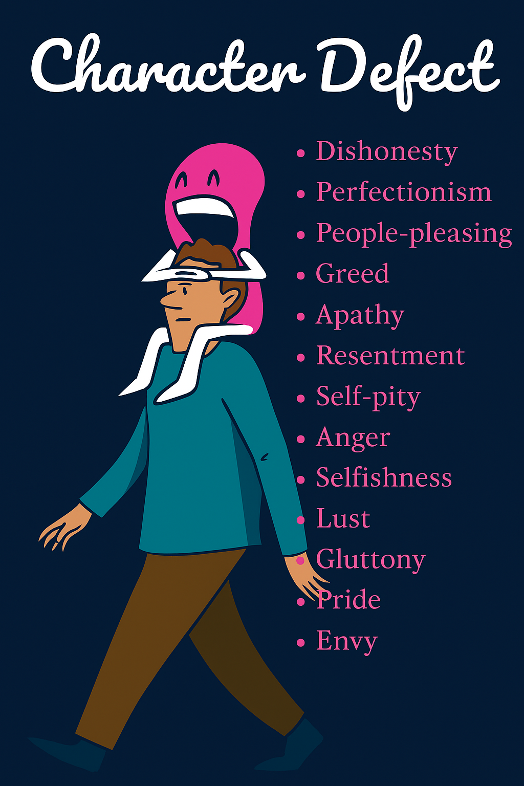 Character Defects and Flaws: List of Major Defects and How to Overcome It